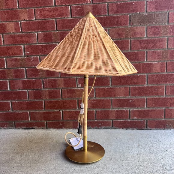 Threshold | Accents | Threshold Studio Mcgee Rattan Table Lamp | Poshmark